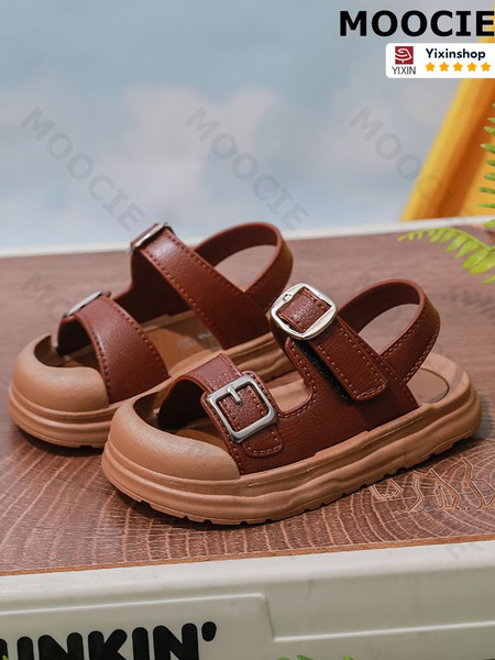 Босоножки Девочки, Мальчики MOOCIE Без каблука EVA, размер 27 Круглый нос, Открытый нос Лето ...