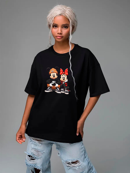 Футболка Женский CHAOPAI ярко-красный, акулья кожа, размер 50 Хлопок Другое, Животные прямой ...