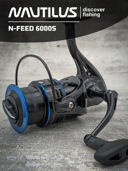 Катушка Nautilus N-Feed, фидерная, Безынерционная, 6000, Передний ...