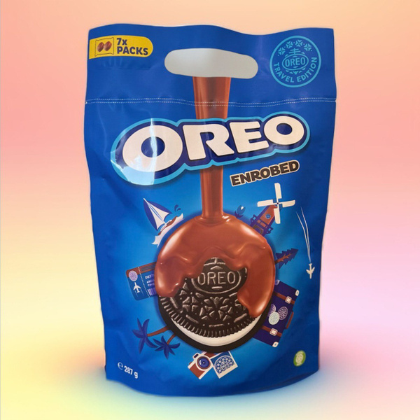 Печенье шоколадное сэндвич в глазури OREO Enrobed. Original купить на OZON по низкой цене ...