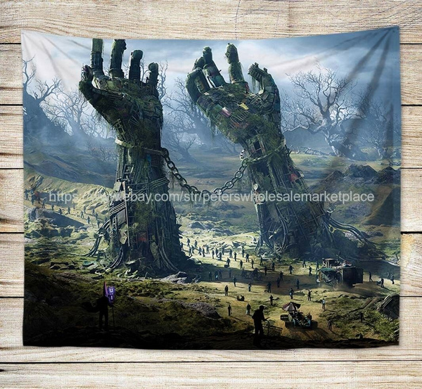 Характеристики BeLOC Гобелен "городское искусство пещерное искусство", 230 х 180 см подробное ...