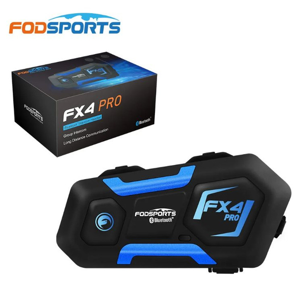 Мотогарнитура Fodsports FX4 PRO BT 5.0 с интеркомом купить на OZON по низкой цене (2124981866)