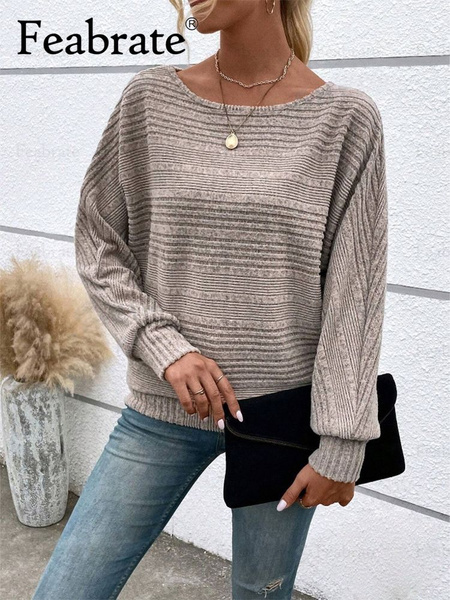 Лонгслив Женский Feabrate хаки Длинный, размер 48, 50 Политекс свободный Однотонный Повседневный ...