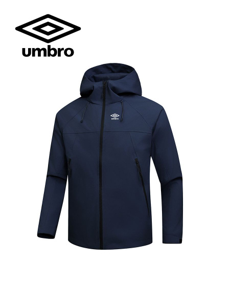 Ветровка Мужской, Женский UMBRO Бахрома синий круглый Камус, размер 46, 48 Средний На любой ...