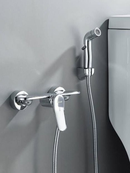 Гигиенический душ со смесителем Shevanik S4705-1, хром купить на OZON ...