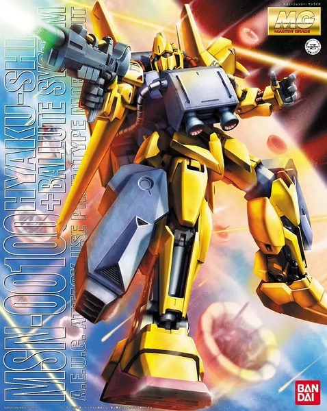 Характеристики Фигурка Bandai MG 1/100 MSN-00100 Hyaku Shiki+BALLUTE ...