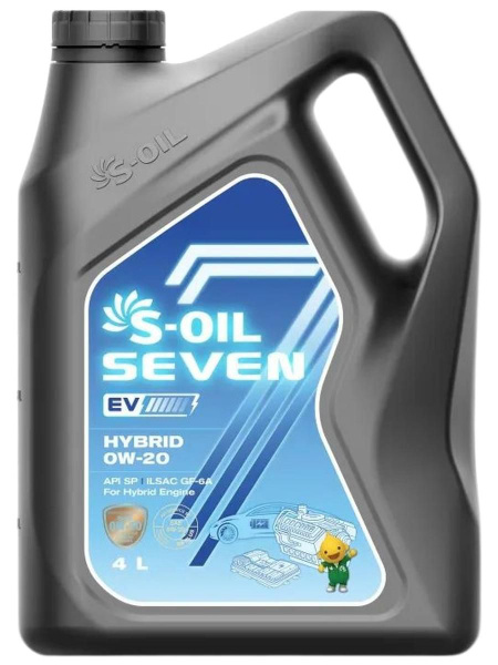 Масло моторное S-OIL SEVEN EV HYBRID 0W-20 Синтетическое 4 л E108724 купить c доставкой на OZON ...