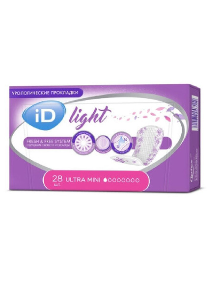 ПРОКЛАДКИ УРОЛОГИЧЕСКИЕ: ID (АЙ ДИ) Light ULTRA MINI №28 купить на OZON ...