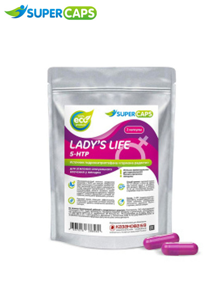 Supercaps Средство возбуждающее для женщин Lady's Life, 2 капсулы ...