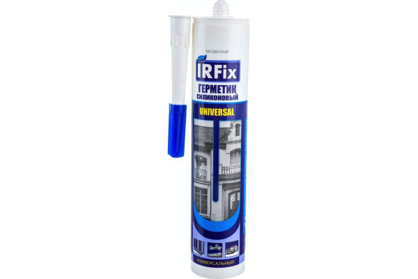 Силиконовый универсальный герметик IRFix бесцветный 310 мл 20003 купить на OZON по низкой цене ...