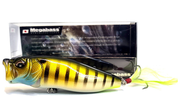 Поппер Топвотер (Topwater) MEGABASS Pop Max (78мм., 14гр.), 0.01-0.1 м ...