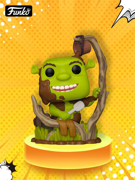 Фигипка Funko POP! FUNKO-85247 Pop! Premium Shrek Bathing 85247 Поп ...