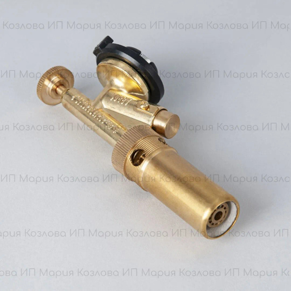 Газовая горелка с пьезоподжигом металлическая из медного сплава ...