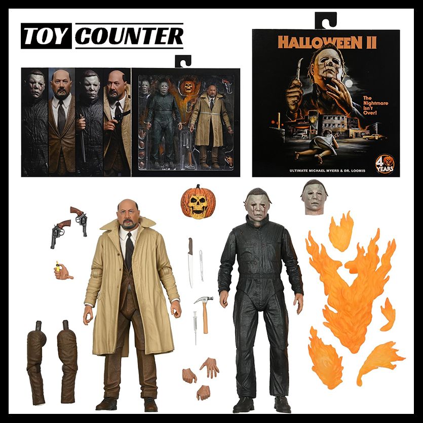 NECA Halloween 2 Michael Myers Dr Loomis 2 2