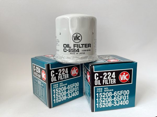 Отзывы на Фильтр масляный VIC C224 C-224 Japan для Nissan от покупателей OZON