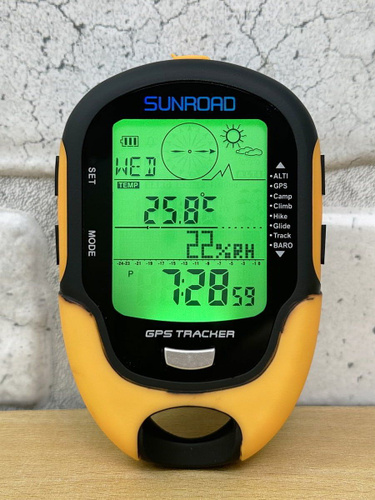 10 отзыв на GPS возвращатель Altimetr SUNROAD FR510 для грибника ...