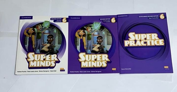 Super Minds Second edition 6+Super Practice 6 SB+WB+Grammar - купить с доставкой по выгодным ...