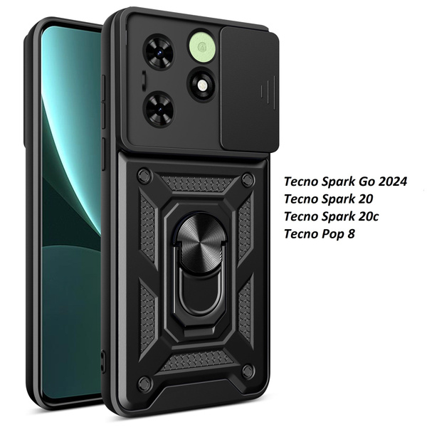 Goodchoice Чехол противоударный для Tecno Spark Go 2024 Spark 20 Spark 20c Pop 8 Текно