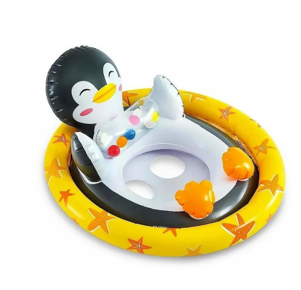 Надувной круг Intex 59570 "Животные", с сидением и спинкой, до 23кг, 3 ...