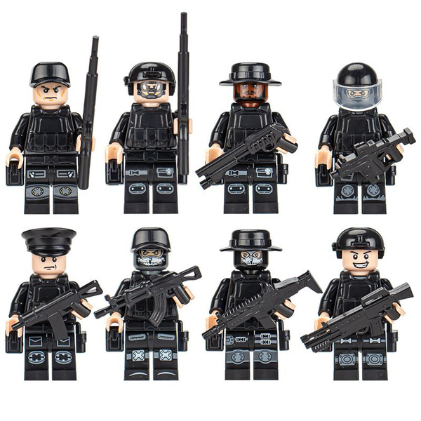 Мини-человечки спецназ Swat /8шт - купить с доставкой по выгодным ценам ...