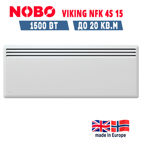 Обогреватель конвектор Nobo Viking NFK 4S 15 (1,5 кВт., на 15-20 кв м) купить на OZON по низкой ...