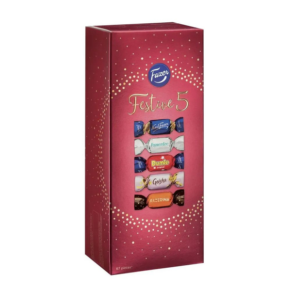 Конфеты шоколадные Fazer Festive 5 ассорти 500 г (Из Финляндии ...