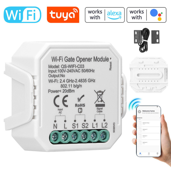Контроллер открывания гаражных ворот Tuya Wi Fi для мобильного телефона