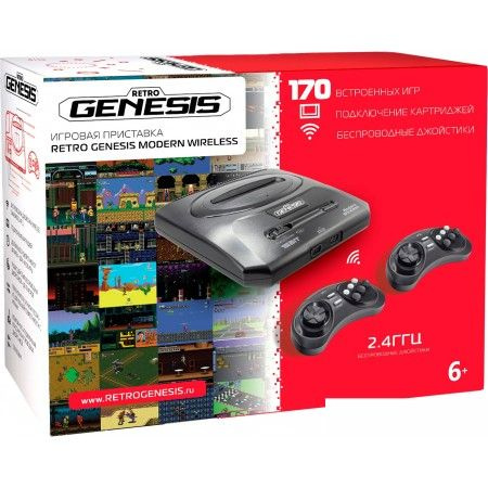 Игровая приставка Retro Genesis Modern Wireless (2 беспроводных ...