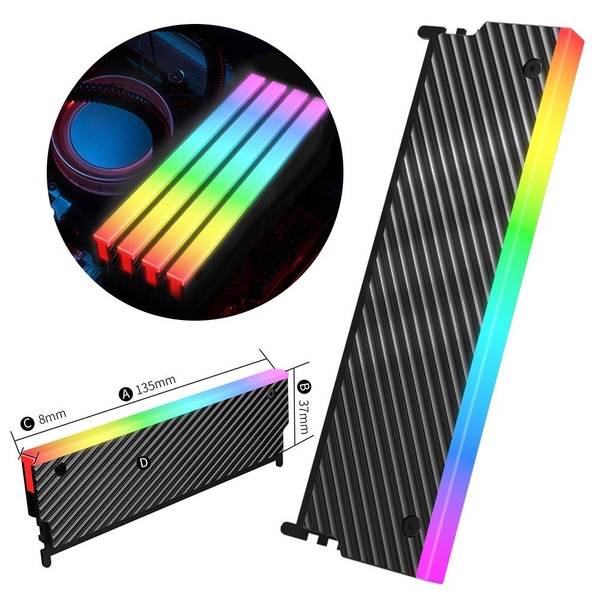 Радиатор оперативной памяти 5V 3PIN ARGB для DDR2, DDR3, DDR4, DDR5 купить c доставкой на OZON ...