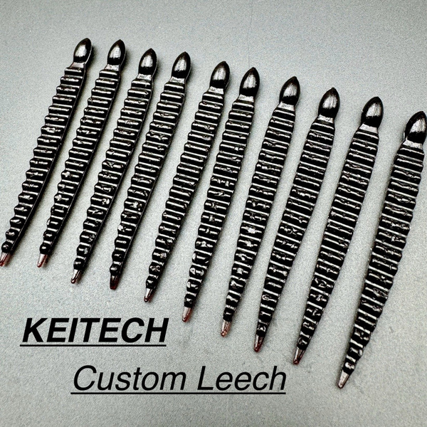 Силиконовая приманка KEITECH Custom Leech 8 см (упаковка - 10 шт) на ...