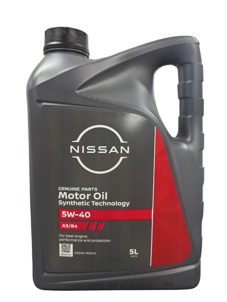 Масло моторное Nissan 5W-40 Синтетическое - купить в интернет-магазине ...