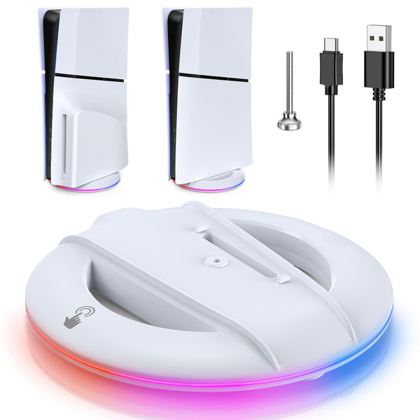 Подставка RGB Light Stand для PS5 Slim с 14 режимами освещения Док для ...