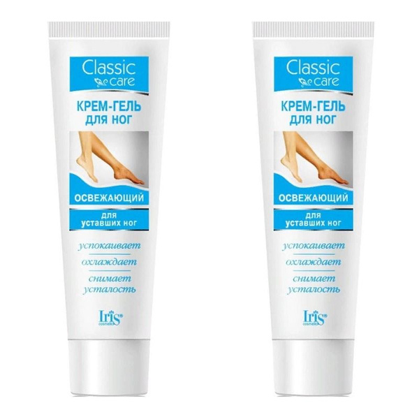 Iris cosmetic Крем для ног, Освежающий, для уставших ног, 100 мл., 2 шт ...