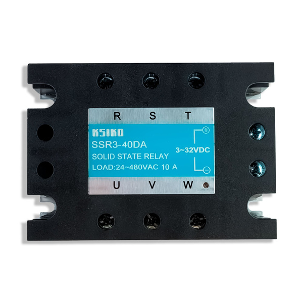 Твердотельное реле KSIKO SSR3-40DA, 40А, 3 фазы - купить по выгодной ...
