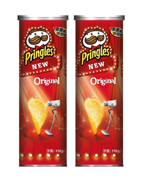 Картофельные чипсы Pringles Original, 2 уп по 110 гр, Китай - купить с доставкой по выгодным ...