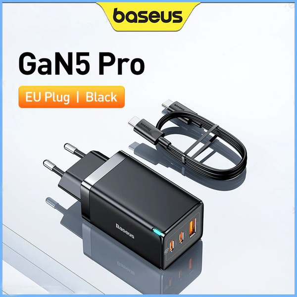 Зарядная станция для мобильных устройств Baseus CCGP120202-00, 65 Вт, 2 ...