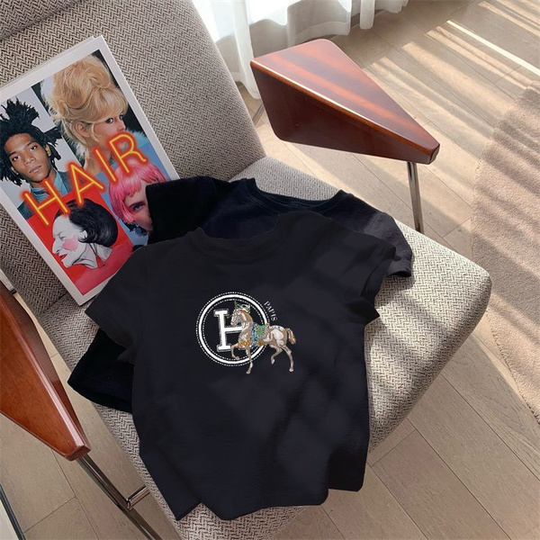 Футболка Hermes, размер 48, цвет черный - купить по выгодной цене в ...