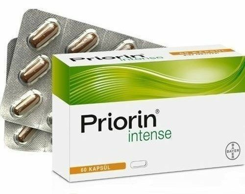 Priorin Intense Bayer Витамины от выпадения волос Приорин 180 капсул ...