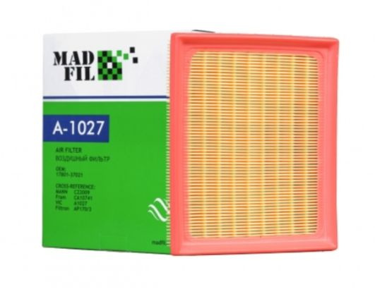Фильтр воздушный MADFIL A1027 купить на OZON по низкой цене (1485669758)