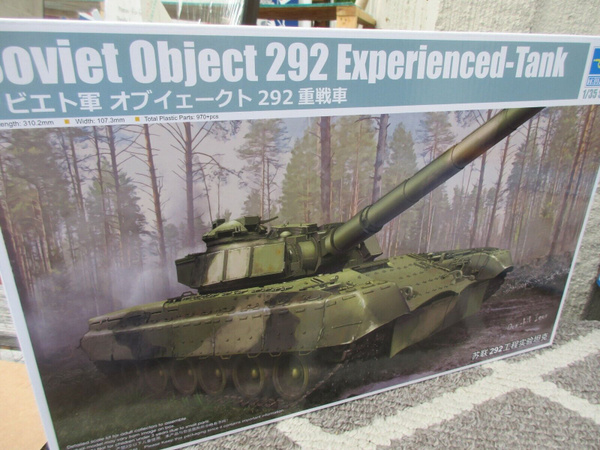 TRUMPETER 09583 1/35 SOVIET 292 OBJECT EXPERIENCED TANK MODEL KIT Танки купить на OZON по низкой ...