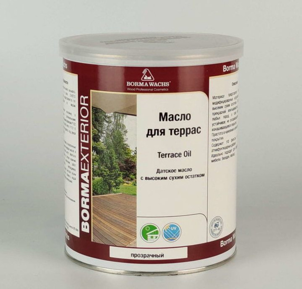 BORMA WACHS Масло для дерева 1 л., Прозрачный - купить с доставкой по ...