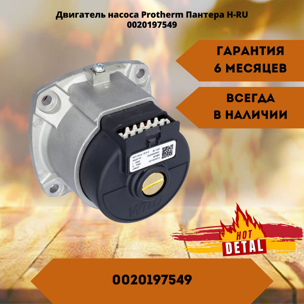 Двигатель насоса PROTHERM для котлов Пантера H-RU 0020197549 купить на ...