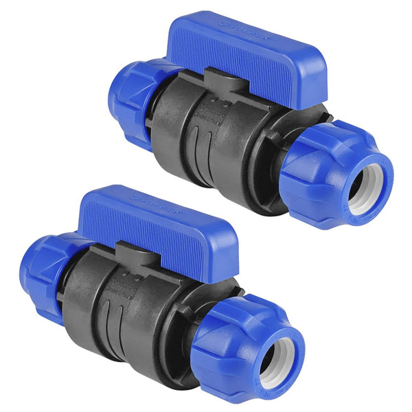 Кран шаровый VALFEX ПНД 32 - 32 цанга / цанга (Набор - 2 штуки) - купить по низкой цене в ...