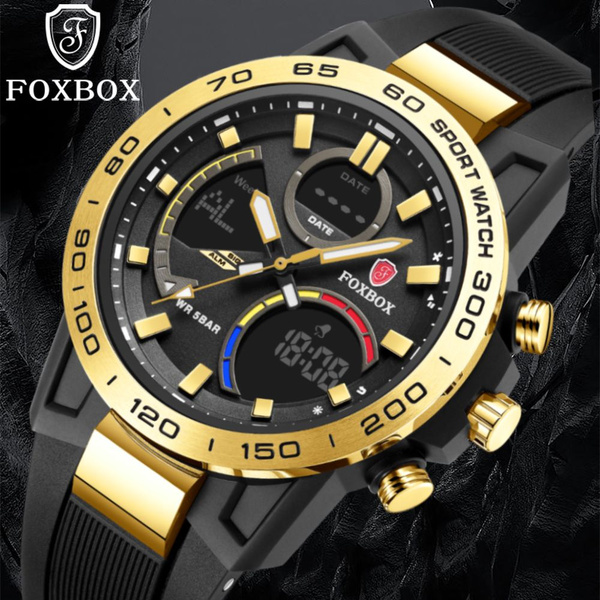 FoxBox Часы наручные Кварцевые - купить с доставкой по выгодным ценам в интернет-магазине OZON ...