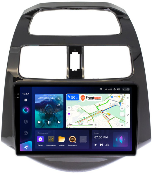 Штатное головное устройство Ravon R2 2016-2021 (глянцевая) Teyes CC3 2K ...