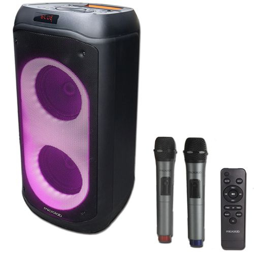 Беспроводная колонка Microlab PT802W. два беспроводных микрофона ...