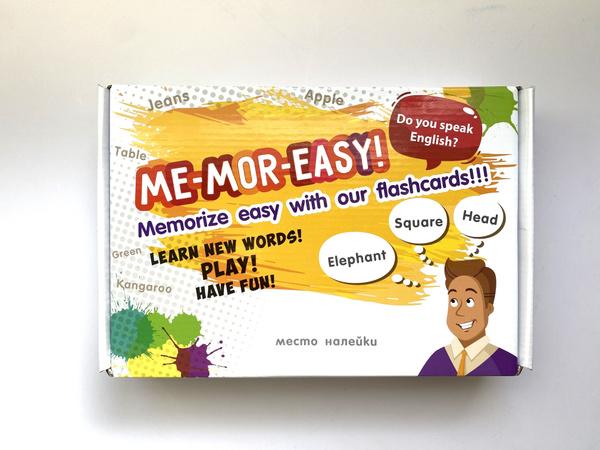 Флэшкарты для изучения английского языка Me-mor-easy - купить с ...