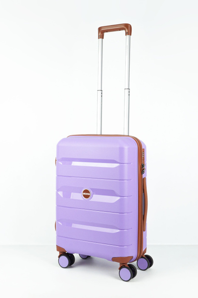 Чемодан Chemodan 360 маленький (ручная кладь) из полипропилена на 4-х колесах с TSA замком (Dot ...