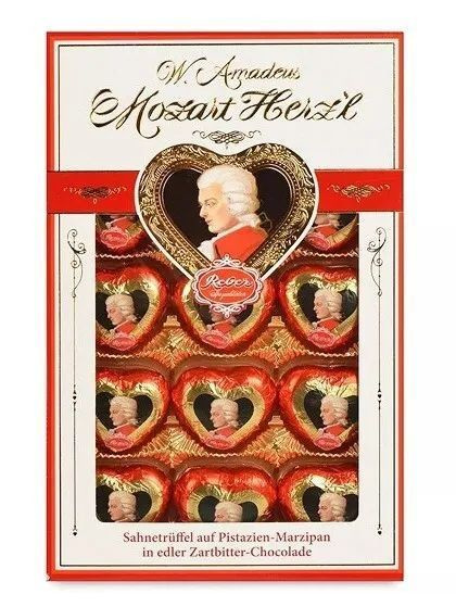 Reber Mozart конфеты шоколадные сердечки 150г купить на OZON по низкой ...