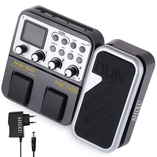 Процессор эффектов для электрогитары, Nux MG100, Отдайте блок питания ...